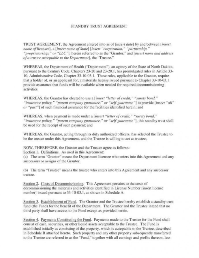 Editable 18 Trust Agreement Templates Pdf Word Free & Premium Formal ...