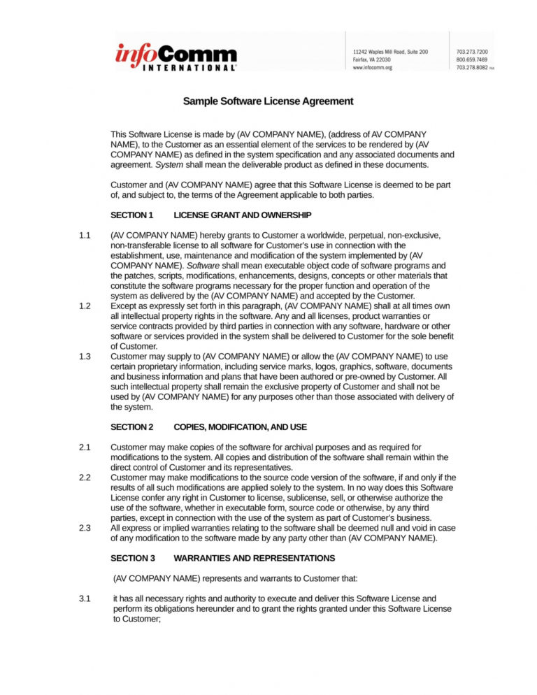 Free 2 Source Code License Agreement Forms In Pdf Source Code License ...