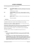 Technology License Agreement Template