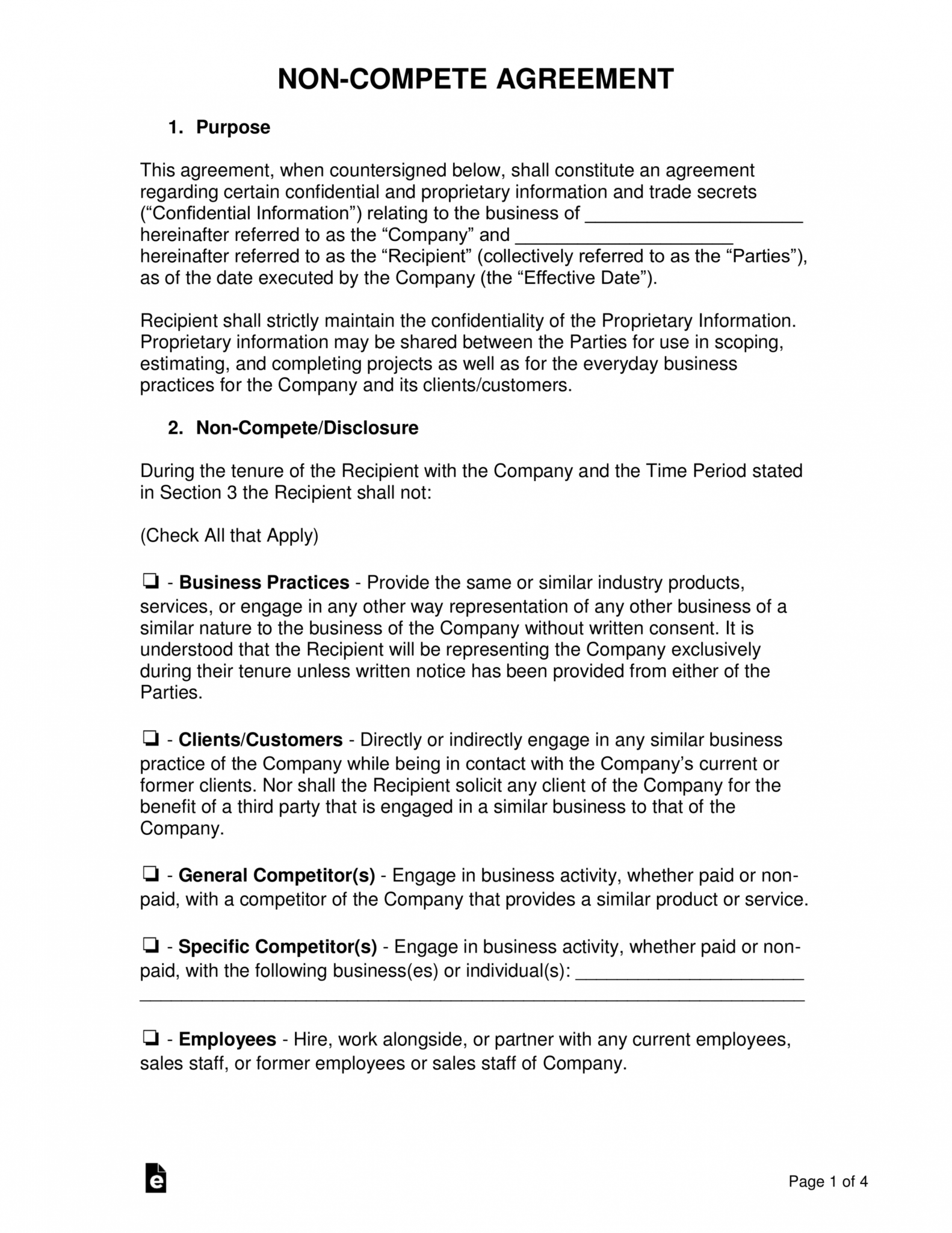 Noncompete Agreement Templates Eforms Free Fillable Forms Partnership noncompete-agreement-templates-eforms-free-fillable-forms-partnership