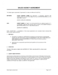 Exclusive Representation Agreement Template