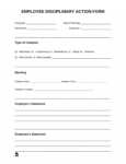 Free Employee Disciplinary Action Discipline Form Pdf Progressive ...