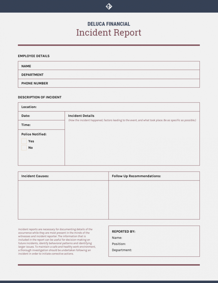 How Do You Write An Incident Report In Aged Care