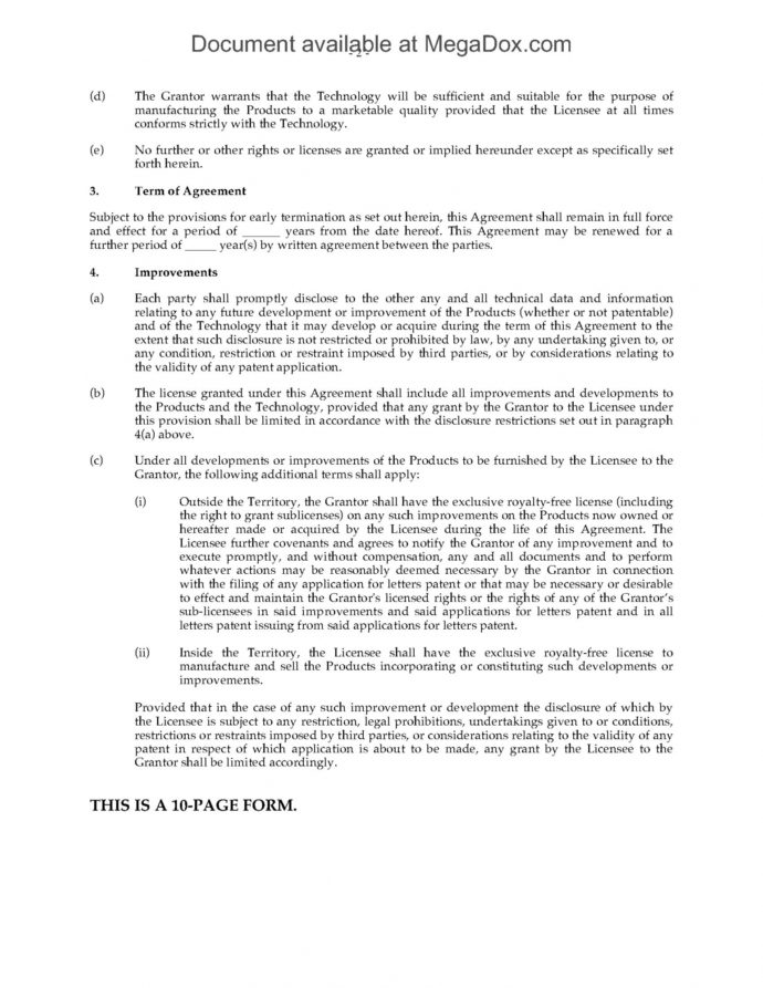 Technology Transfer Agreement Technology Transfer Agreement Template ... Technology Transfer Agreement Technology Transfer Agreement Template ...