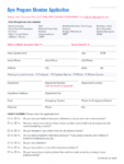 Gym Membership Form Template