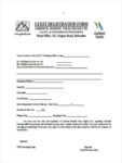 Hotel Application Form Template