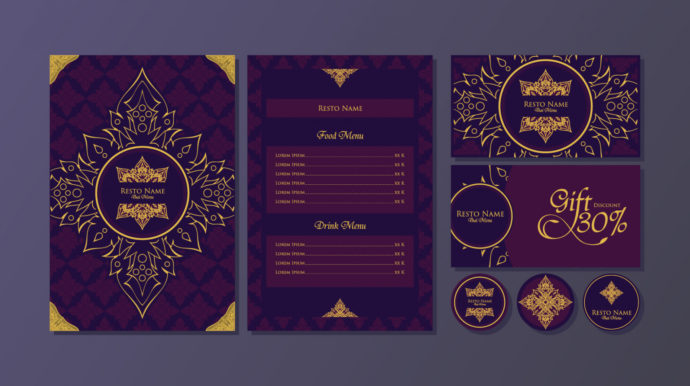 Fancy Restaurant Menu Template