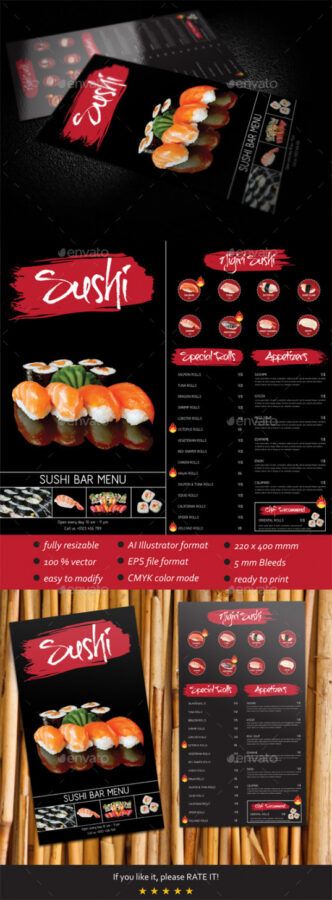 Editable Bar Menu Template Graphics Designs & Templates Bar And Grill ...