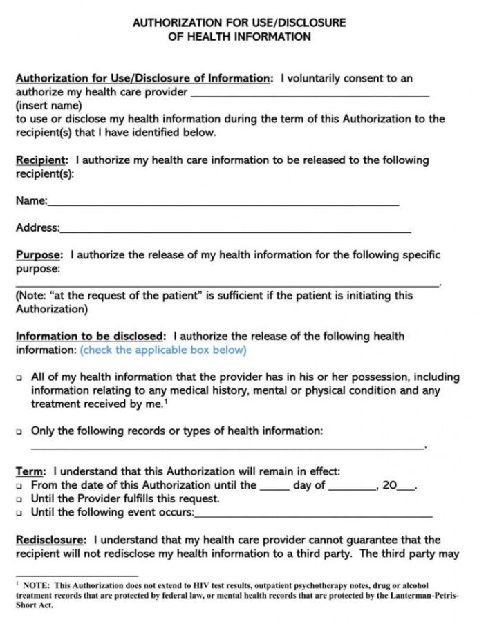Editable Free Medical Records Release Authorization Forms Hipaa Medical ... Editable Free Medical Records Release Authorization Forms Hipaa Medical ...
