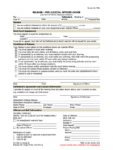 Jail Release Form Template