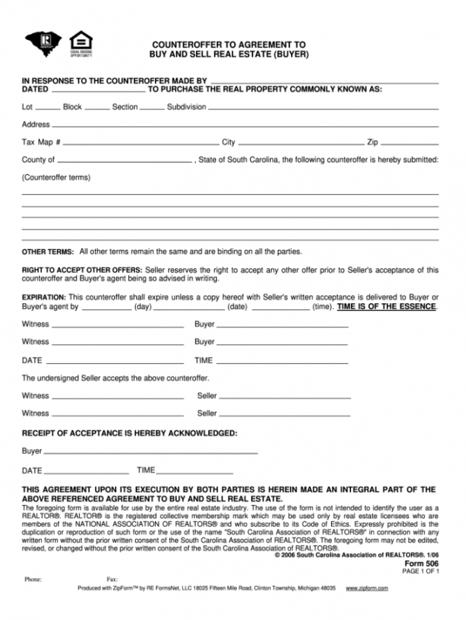 Free Real Estate Offer Form Fill Out And Sign Printable Pdf Template ...