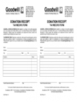 Printable Goodwill Donation Receipt Fill Out And Sign Printable Pdf ...