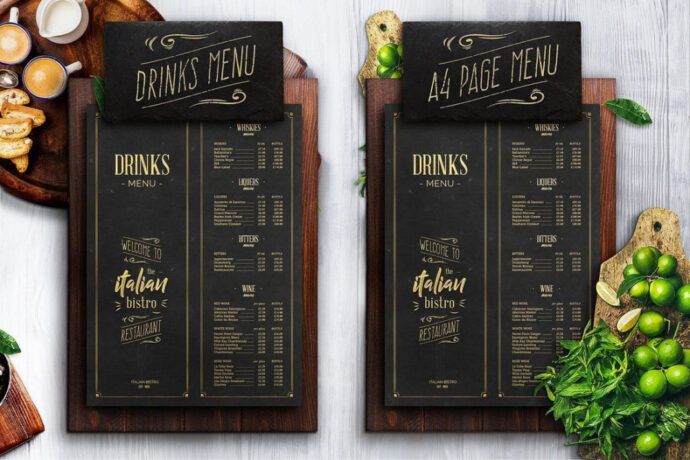 Editable 50 Best Food & Drink Menu Templates Design Shack Snack Bar ...