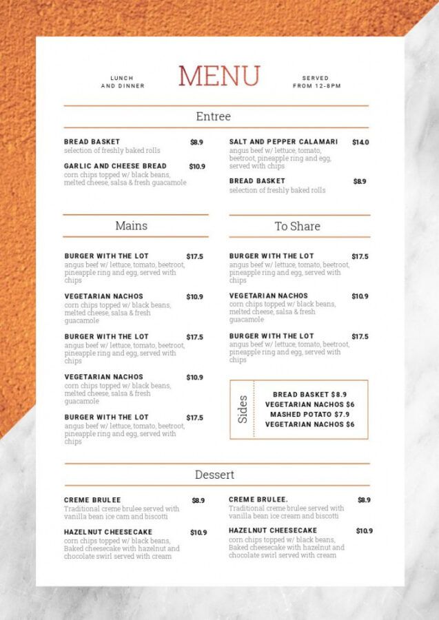 Free 1 Menu Template 10 Ways Hack Your Visual Design Series Wine ...