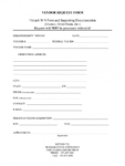 Free Vendor Request Form Fill Out And Sign Printable Pdf Template ...