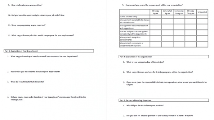 Printable 9 Essential Exit Interview Survey Templates Questionpro ... Printable 9 Essential Exit Interview Survey Templates Questionpro ...