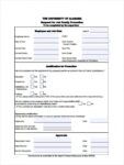 Promotion Request Form Template