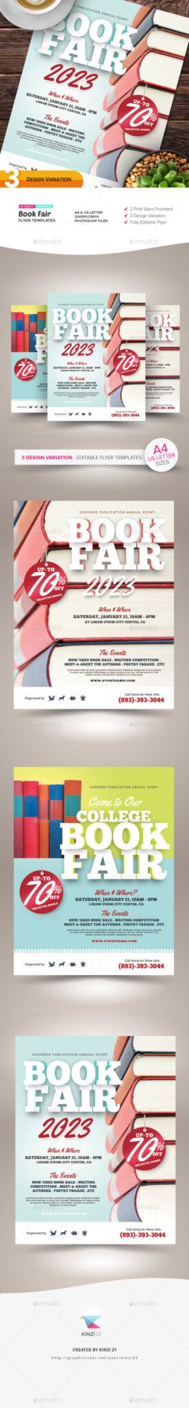 Sample Book Launch Graphics Designs & Templates From Graphicriver Book ...