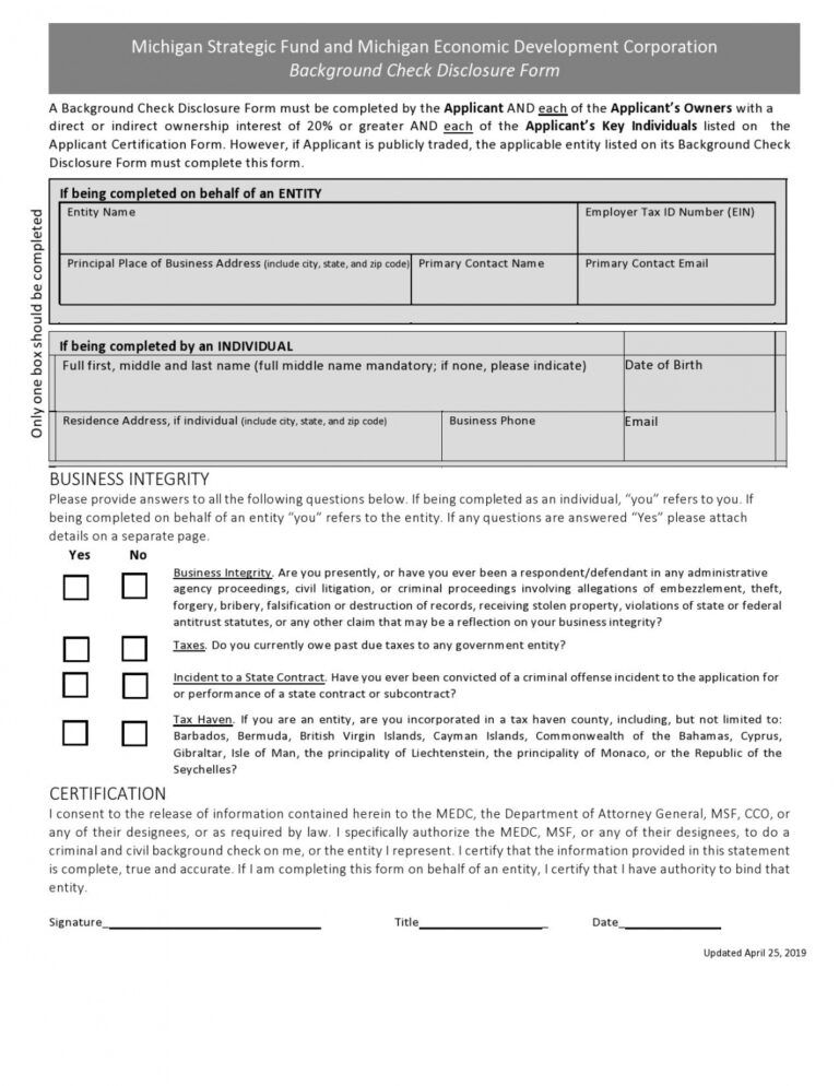 Best Criminal Background Check Consent Form Template Excel ...