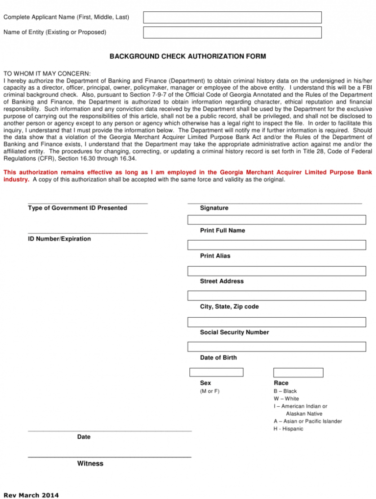 Costum Criminal Background Check Consent Form Template Word ...