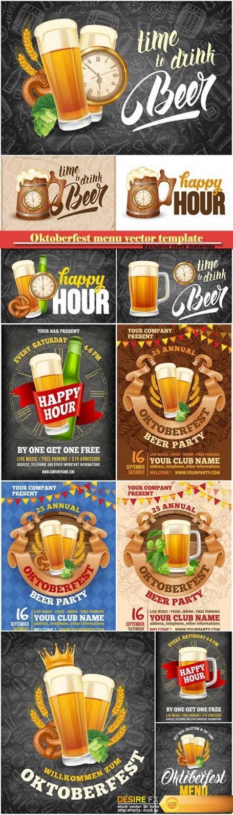 Printable Oktoberfest Menu Template PDF Example Minasinternational