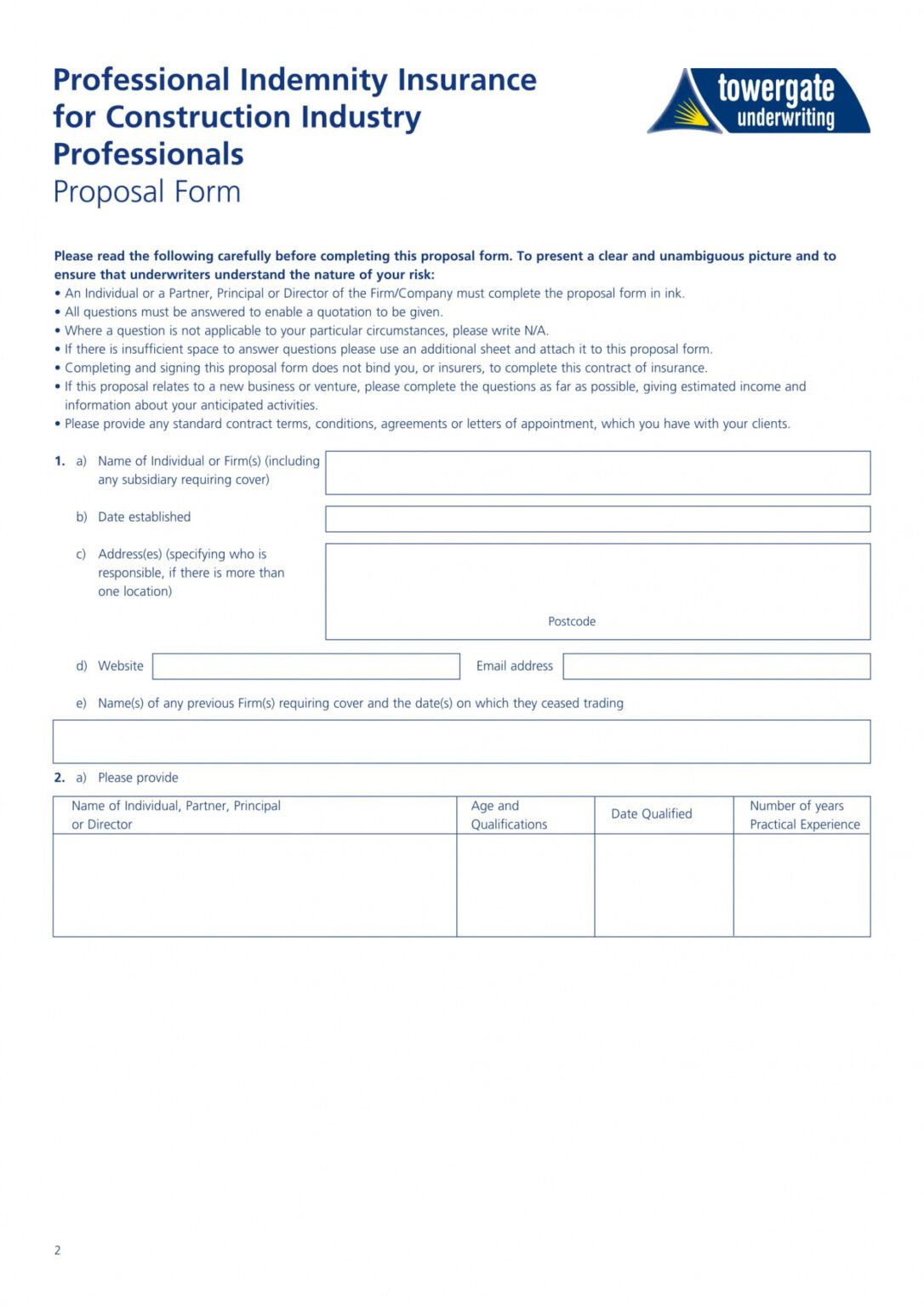 Best Construction Bid Form Template PDF Example | Minasinternational