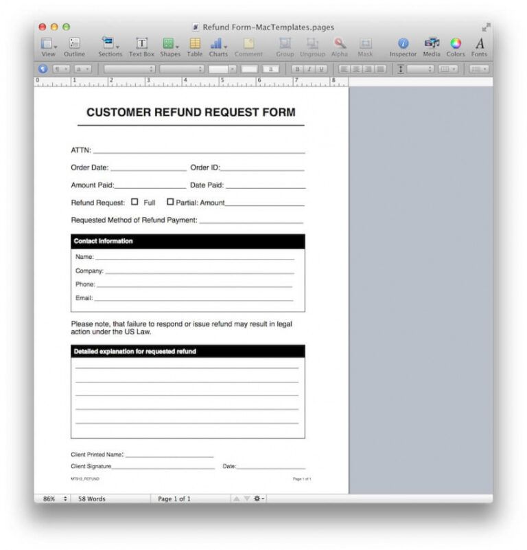 Professional Creative Request Form Template Example | Minasinternational