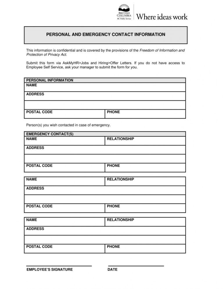 Editable Emergency Contact Information Form Template Excel Example editable-emergency-contact-information-form-template-excel-example