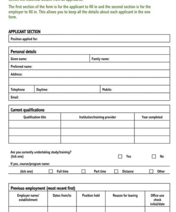 Tax Client Intake Form Template