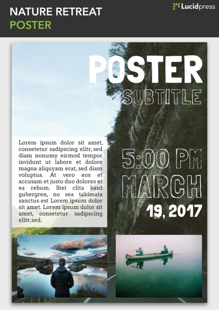 Aesthetic Poster Template