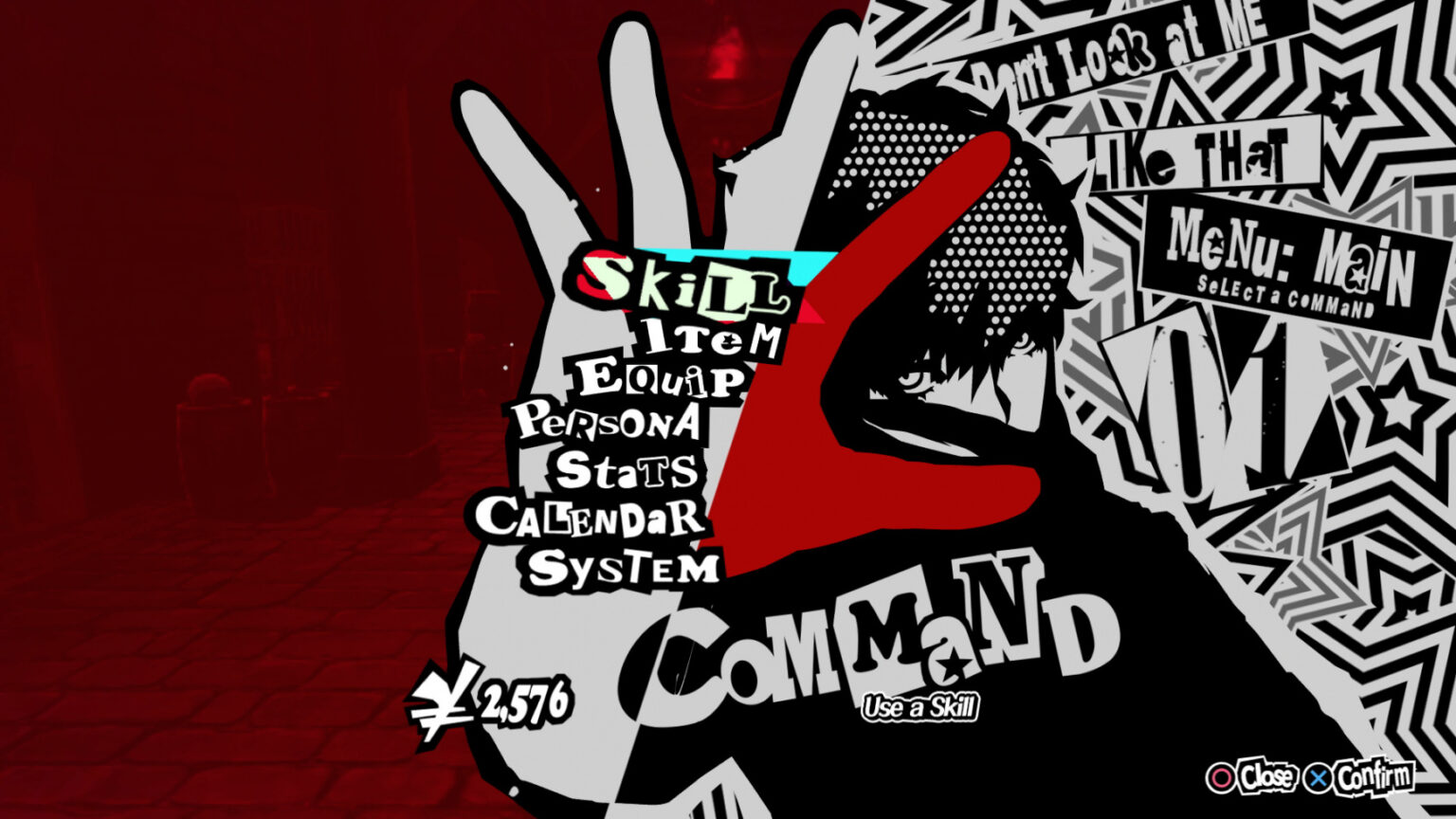 Printable Persona 5 Battle Menu Template Doc Example | Minasinternational