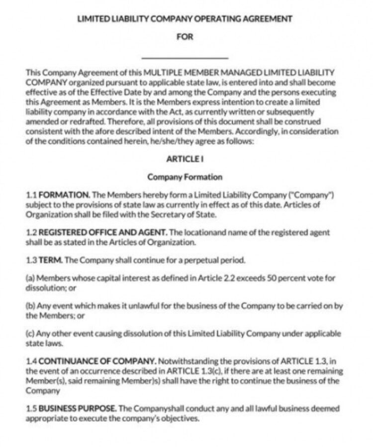 Maryland Prenuptial Agreement Template