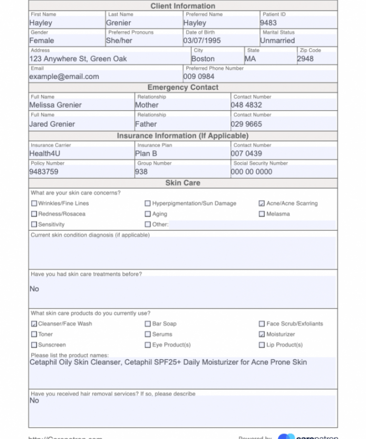 Employee Write Up Form Template