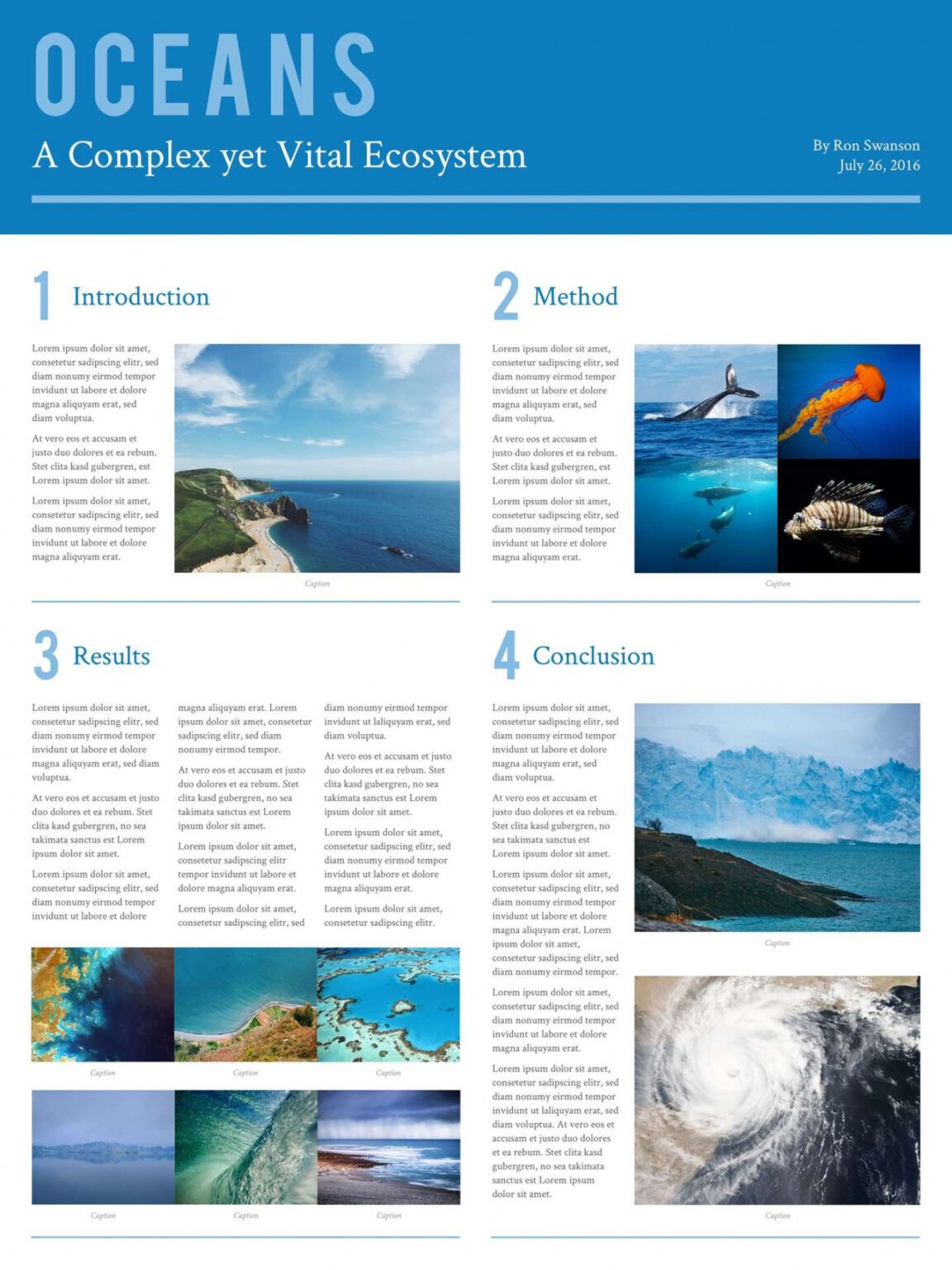 Academic History Poster Template