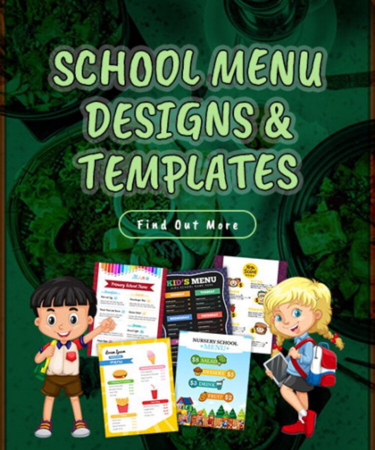 School Canteen Menu Template
