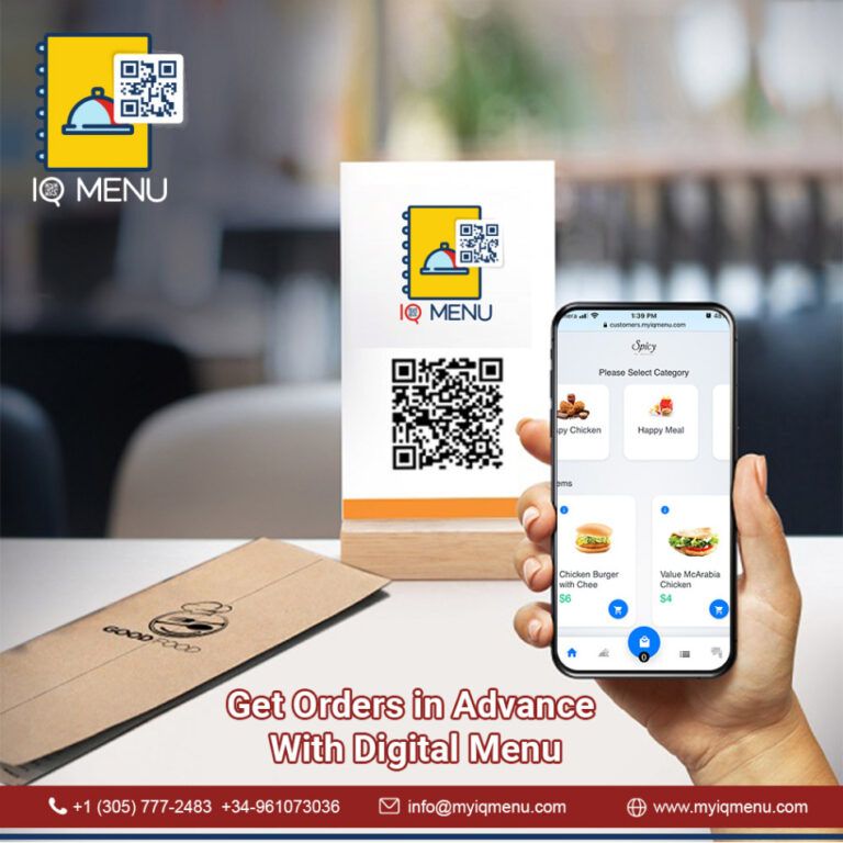 Editable Qr Code Restaurant Menu Template Sample | Minasinternational