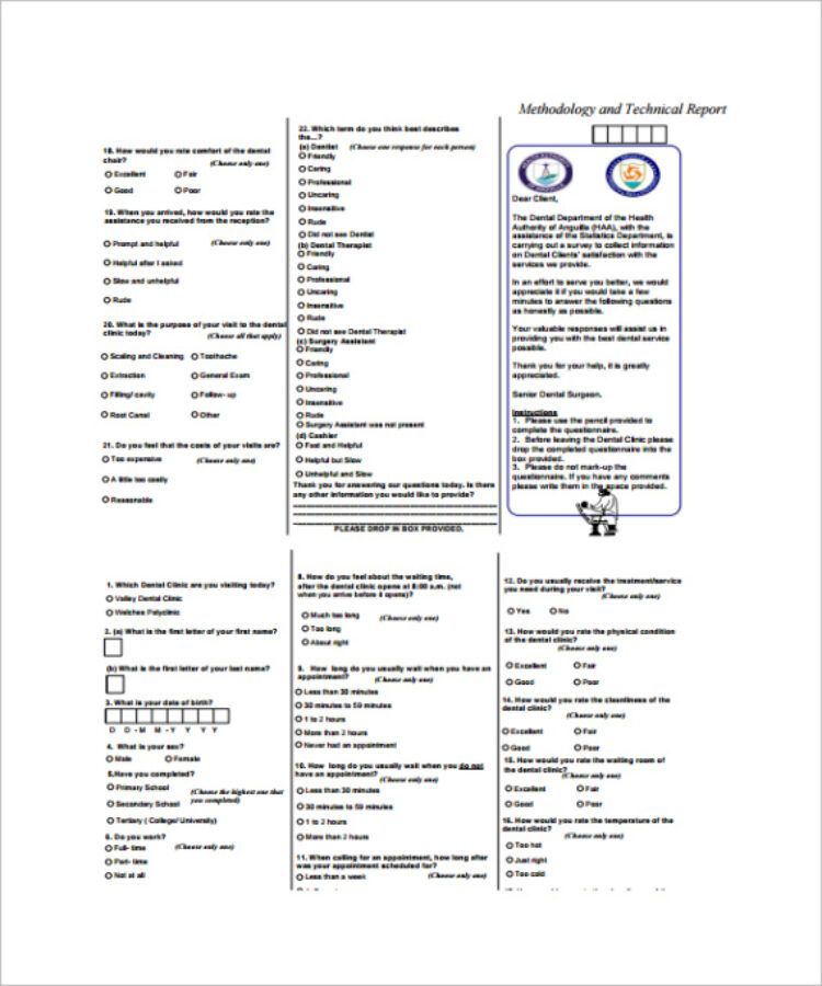 Editable Dental Patient Feedback Form Template PDF Example ...