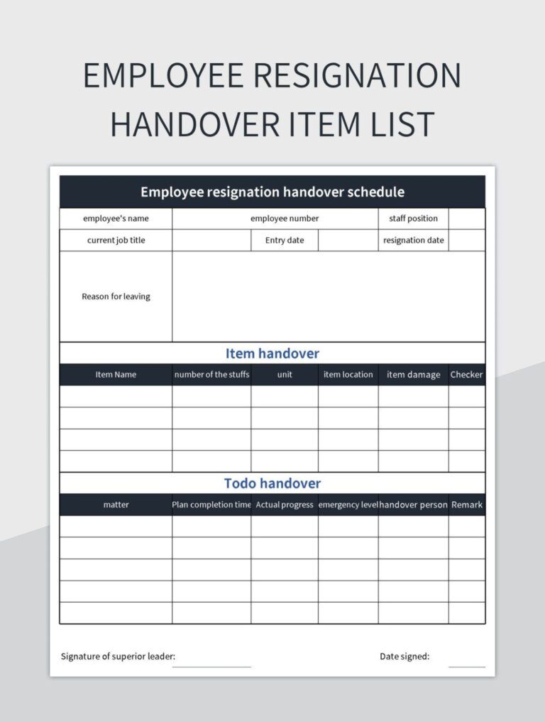 Printable Key Handover Form Template PDF | Minasinternational
