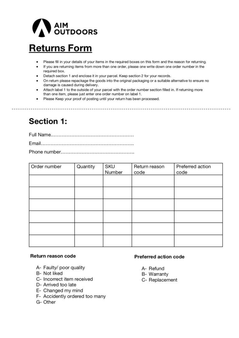 Editable Key Return Form Template Word Sample | Minasinternational