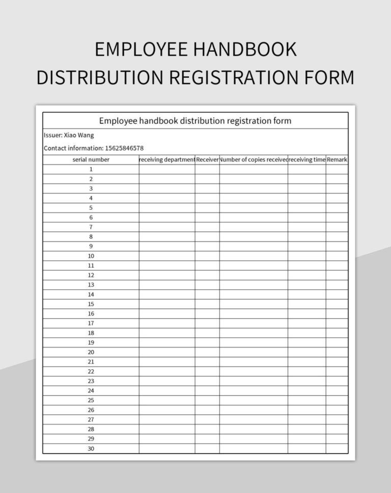 Key Distribution Form Template | Minasinternational